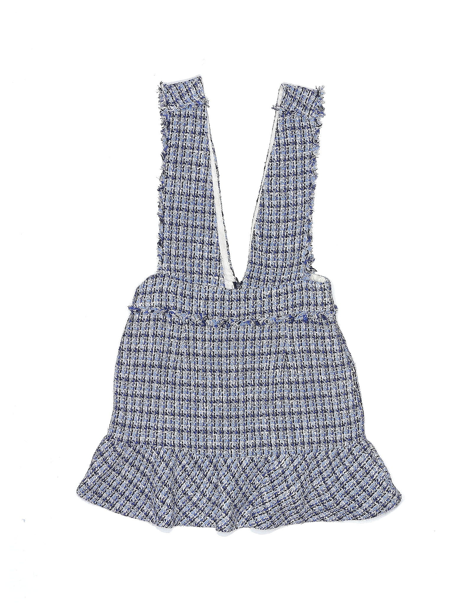 Zara Plaid Multi Color Blue Casual Skirt Size S 44 Off Thredup