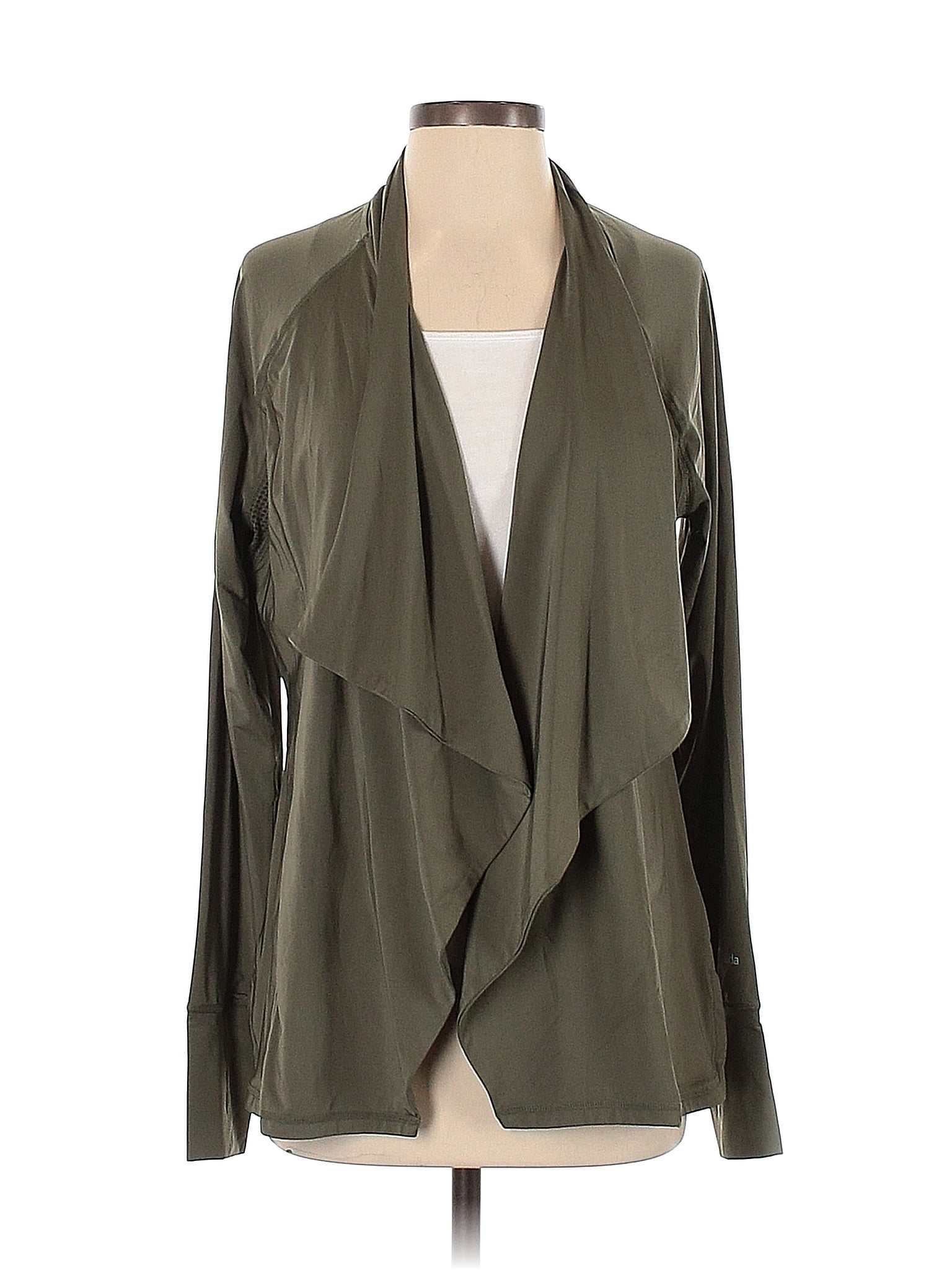 Zuda Solid Green Jacket Size S - 66% off | thredUP