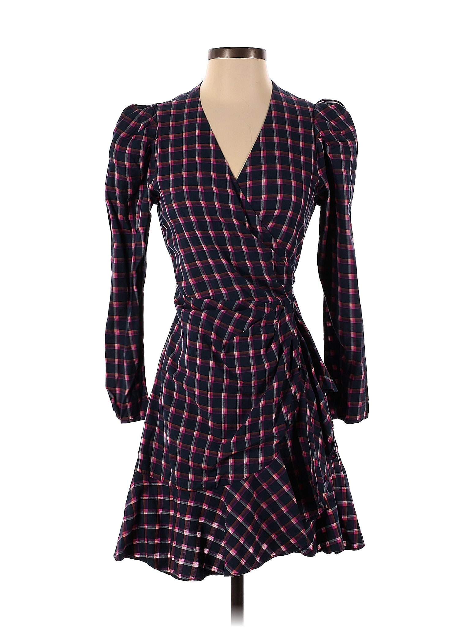 Tanya Taylor Multi Color Black Plaid Lexi Dress Size 0 - 74% off | thredUP