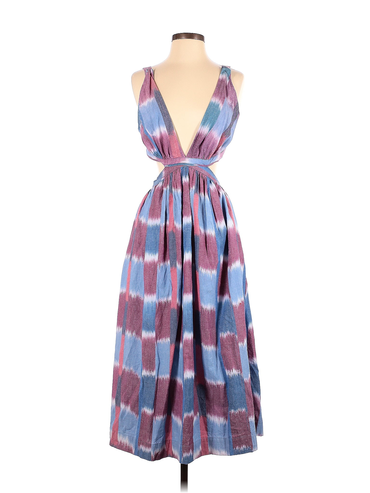 Anthropologie Multi Color Blue Cocktail Dress Size S 60 Off Thredup