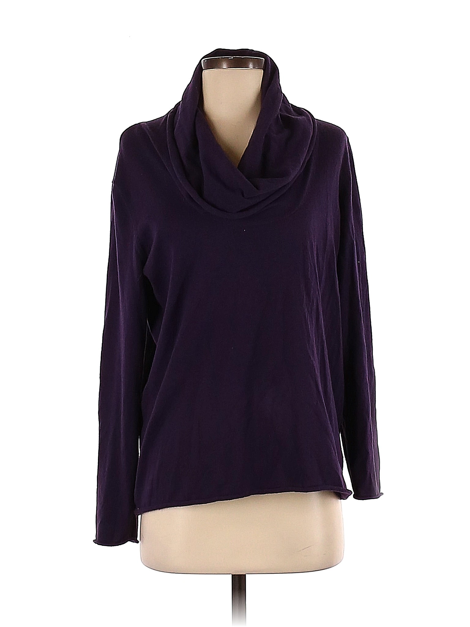 Nomadic Traders Color Block Solid Purple Pullover Sweater Size M - 43% ...