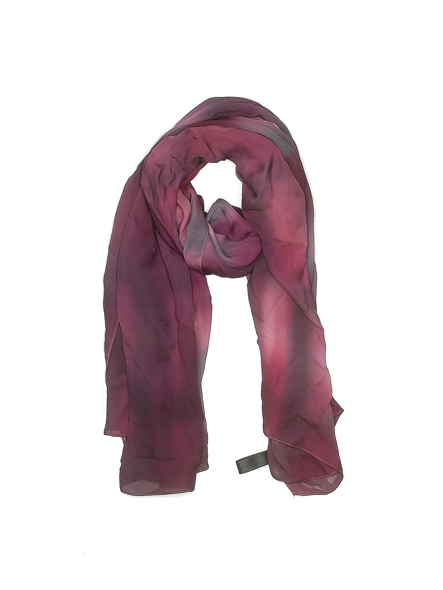 Assorted Brands Ombre Maroon Burgundy Scarf One Size - 60% off | thredUP