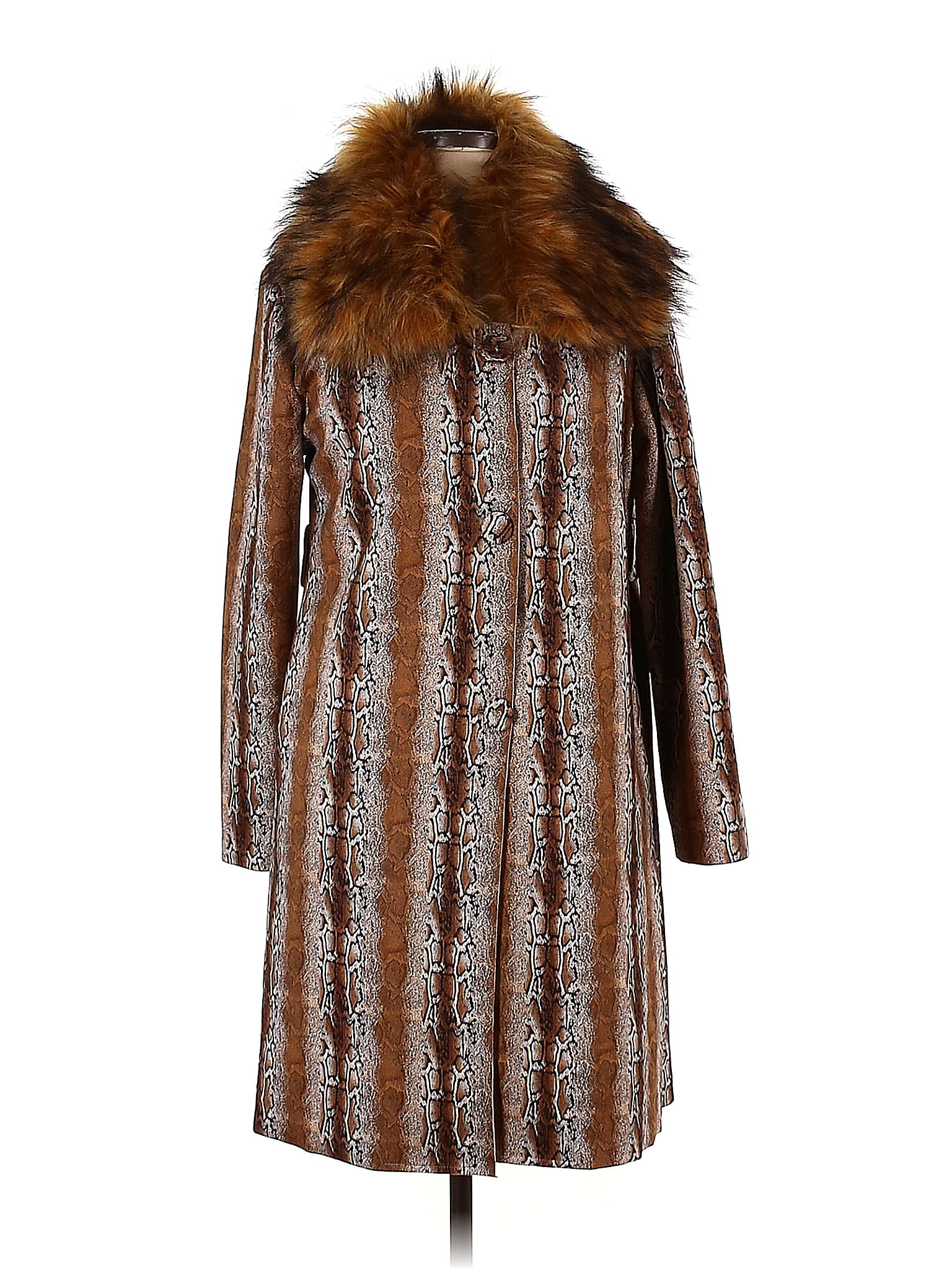 Prettie Baddie Brown Burgundy Coat Size M - 59% off | thredUP