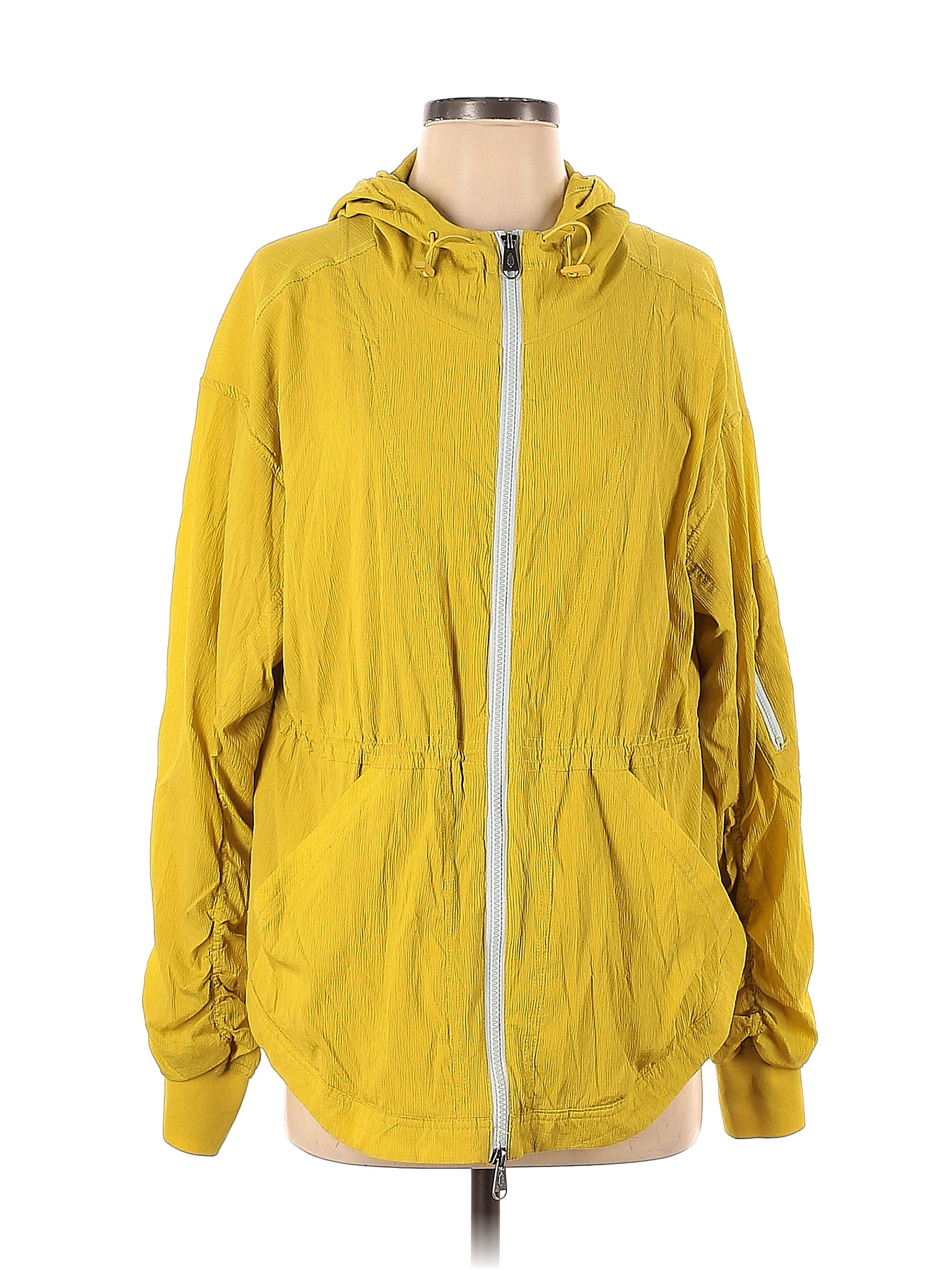 FP Movement Solid Yellow Track Jacket Size S - 61% off | thredUP