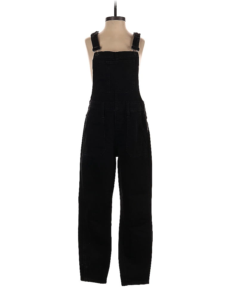 Madewell Solid Black Overalls Size S - 57% off | ThredUp