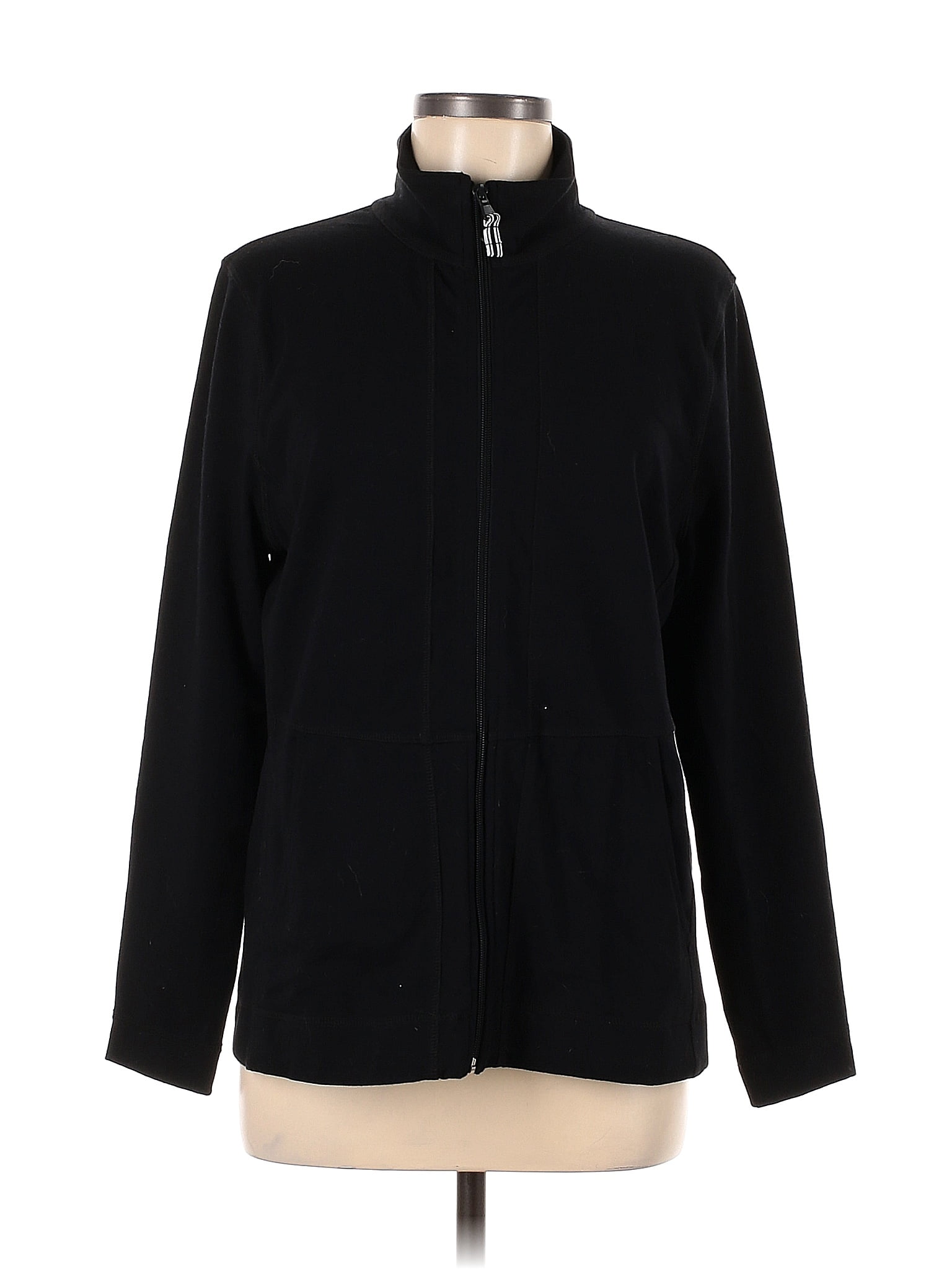T by Talbots Black Track Jacket Size L - 72% off | thredUP