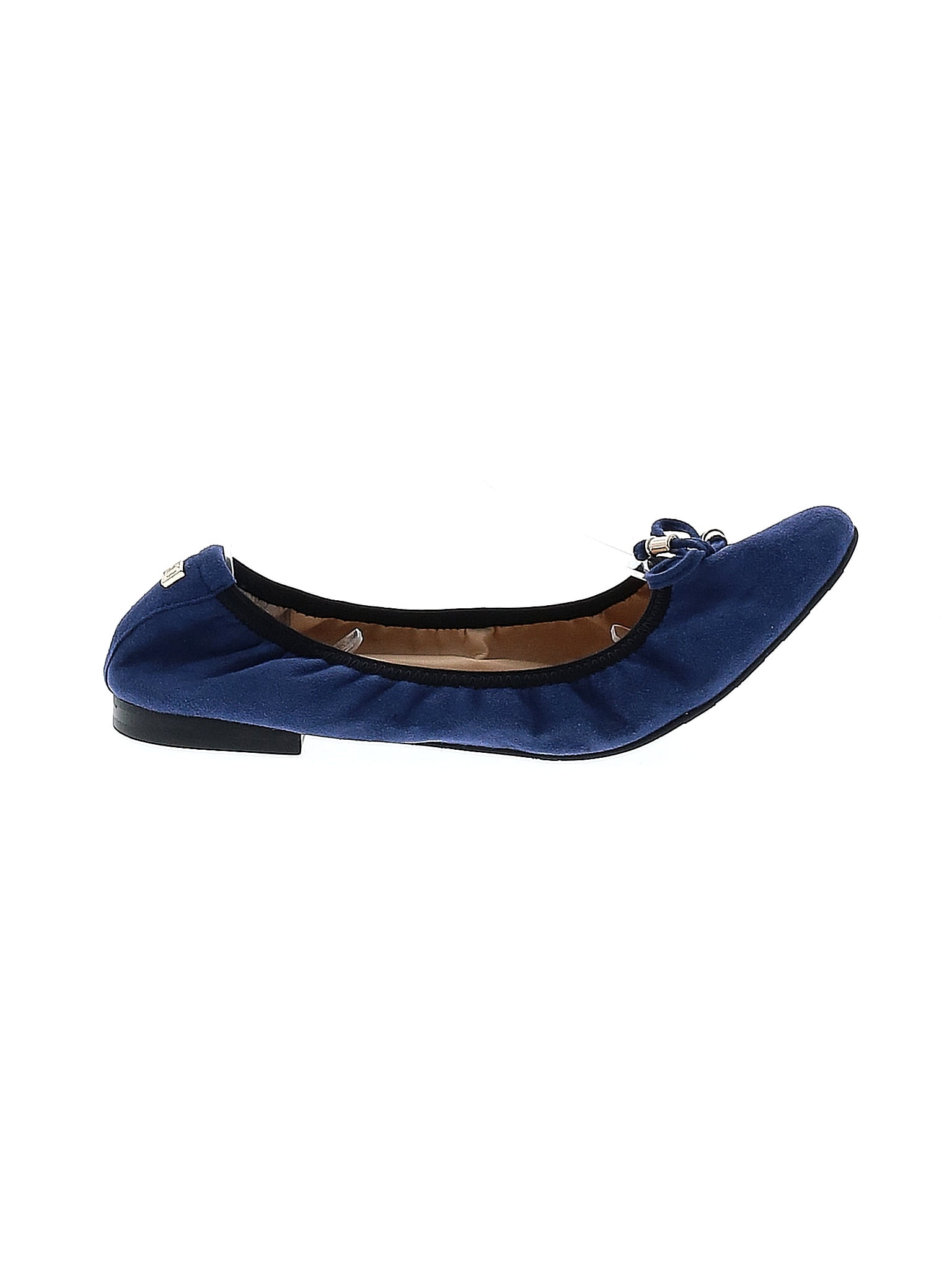 Ivanka Trump Solid Navy Blue Flats Size 7 1/2 - 70% off | thredUP