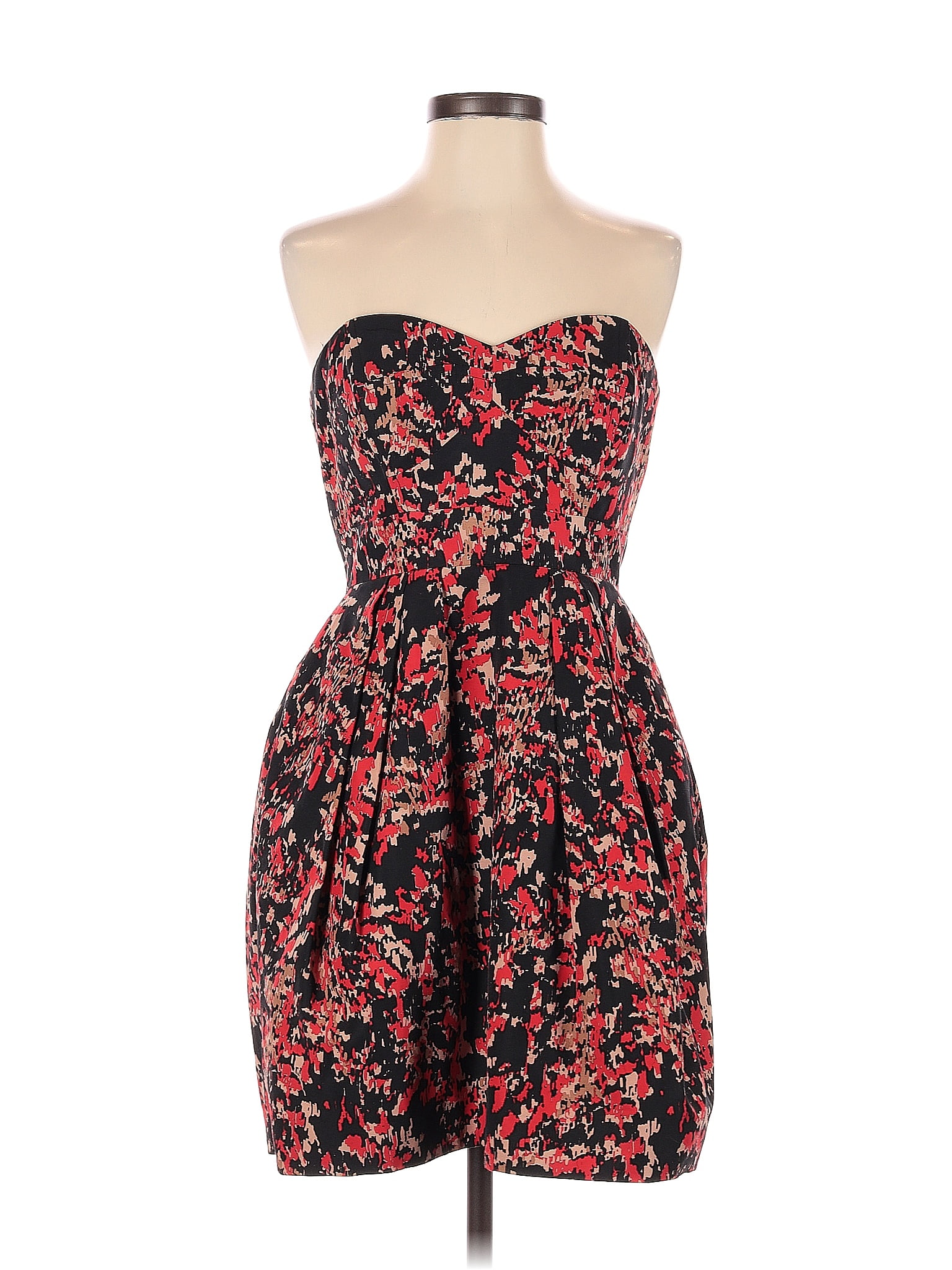 Shoshanna Floral Multi Color Red Cocktail Dress Size 4 - 76% off | thredUP