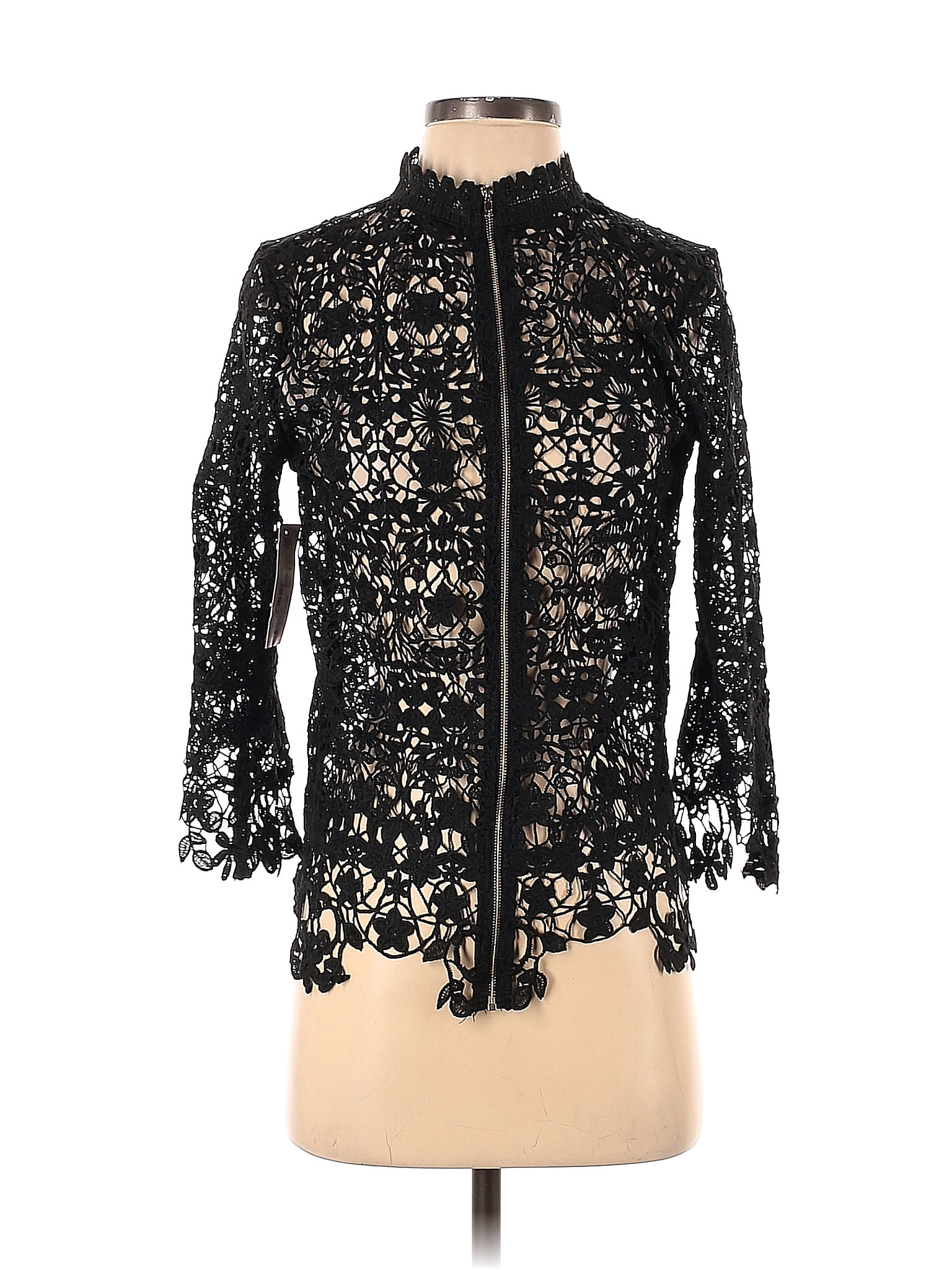 Bold Elements Floral Black Jacket Size S - 68% off | thredUP
