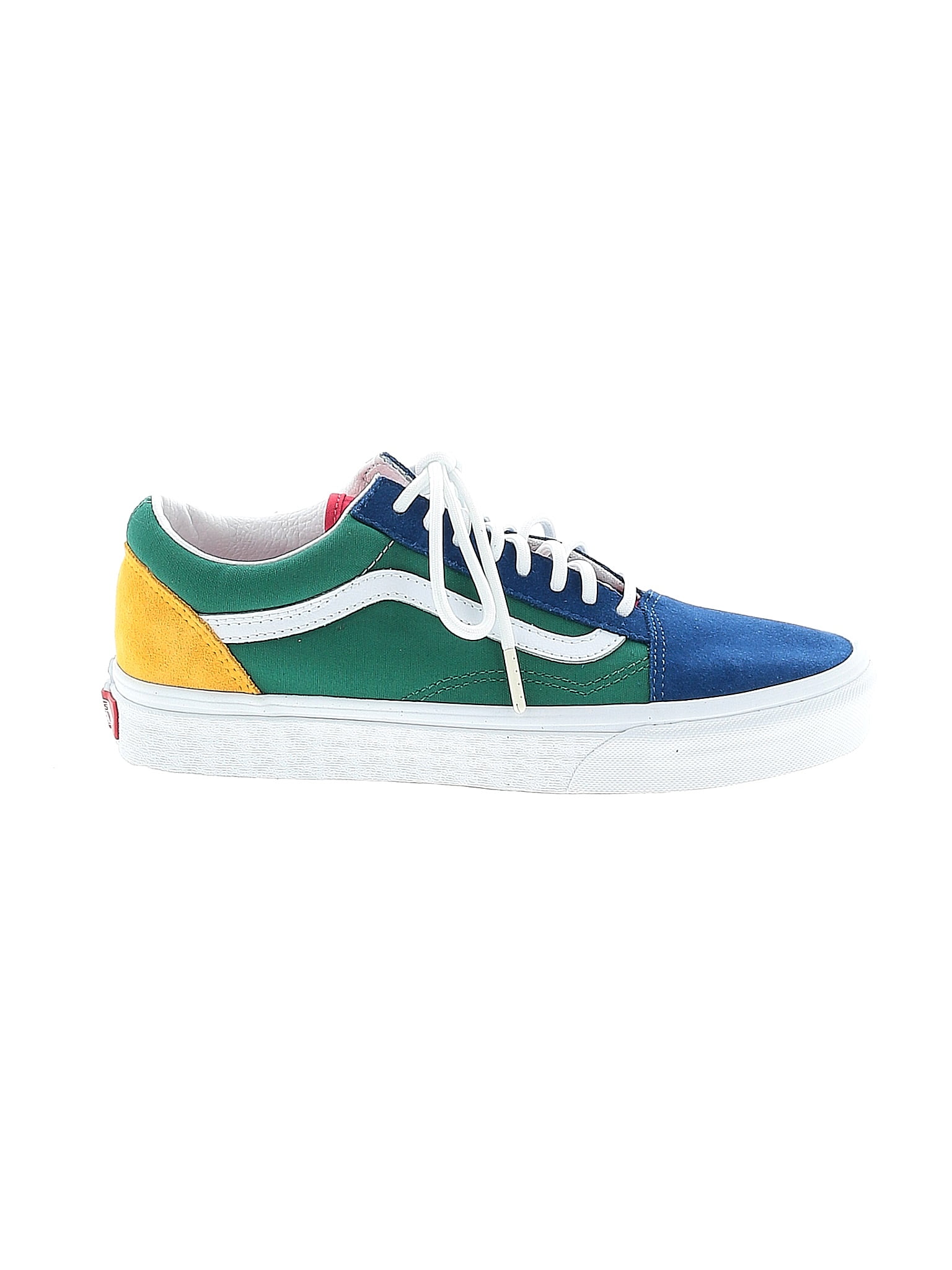 Vans Color Block Multi Color Blue Sneakers Size 9 1/2 - 48% off | thredUP