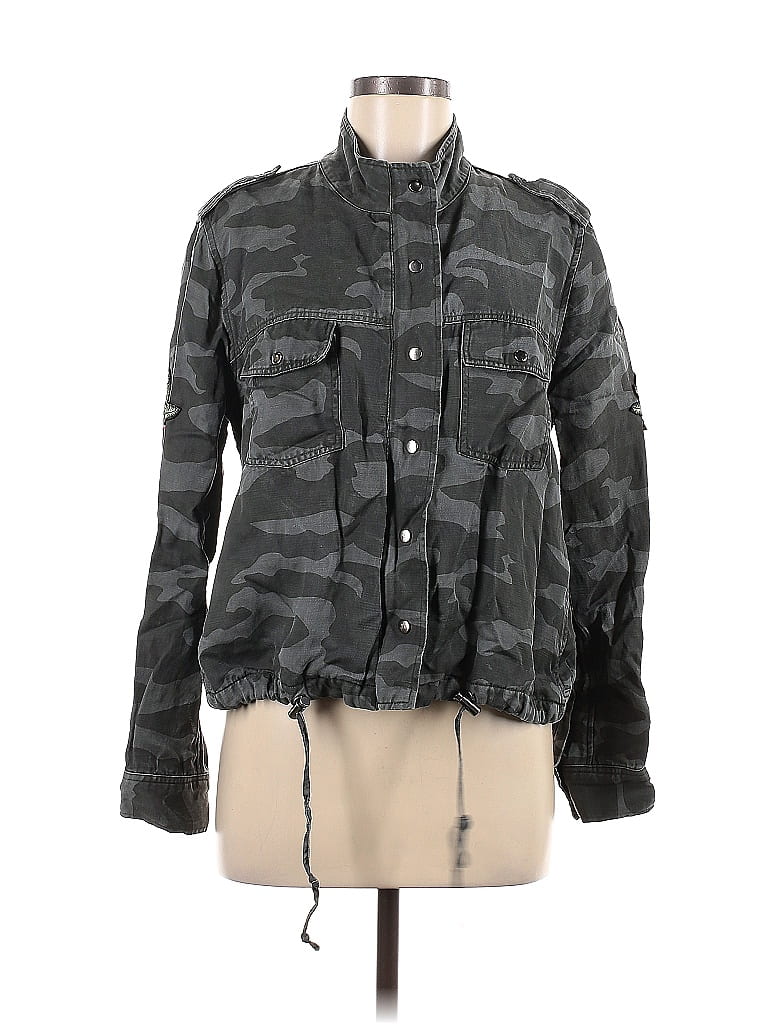 Rails Camo Gray Jacket Size M - 74% off | thredUP