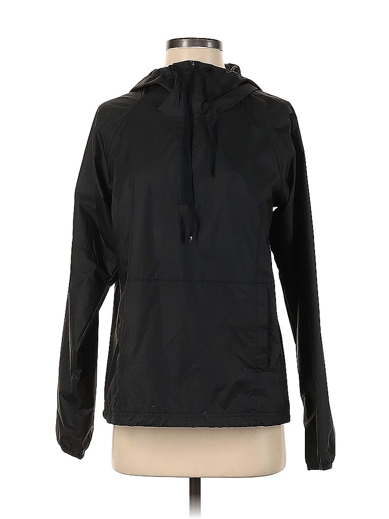 lucy 100% Polyester Solid Black Track Jacket Size S - 65% off | thredUP