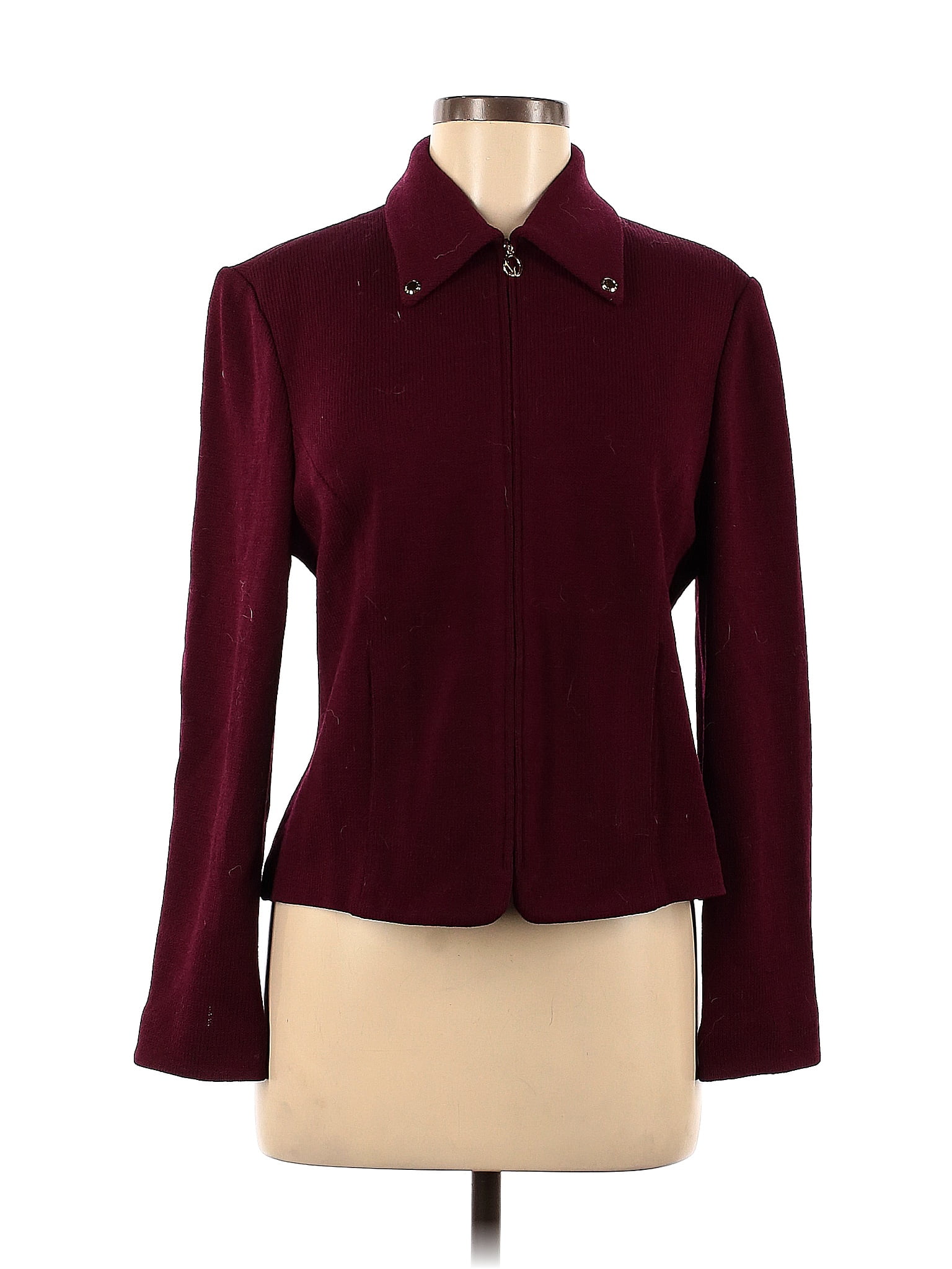 St. John Collection by Marie Gray Burgundy Jacket Size 8 - 88% off | ThredUp