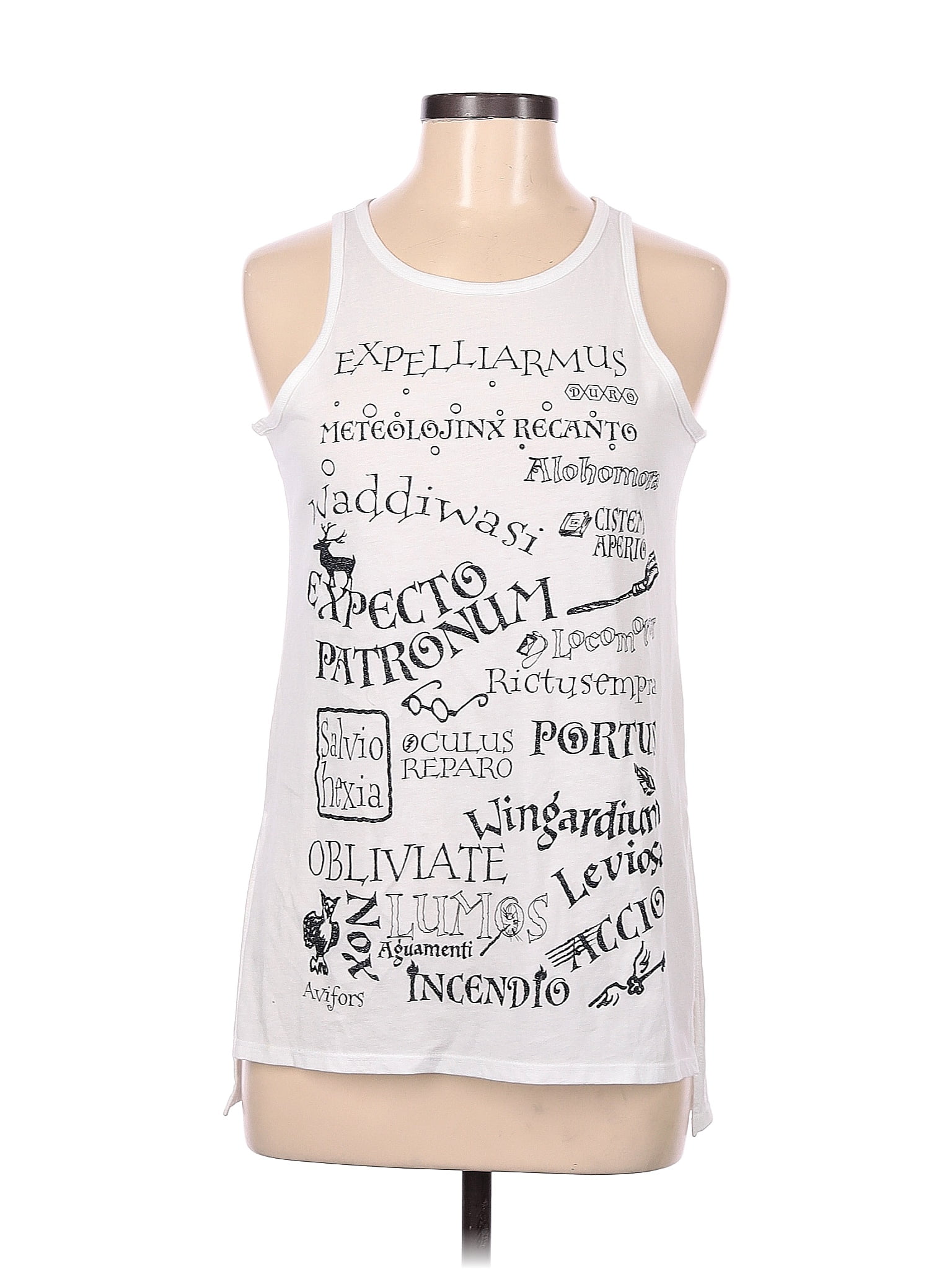 Harry Potter Graphic White Tank Top Size M - 37% off | thredUP