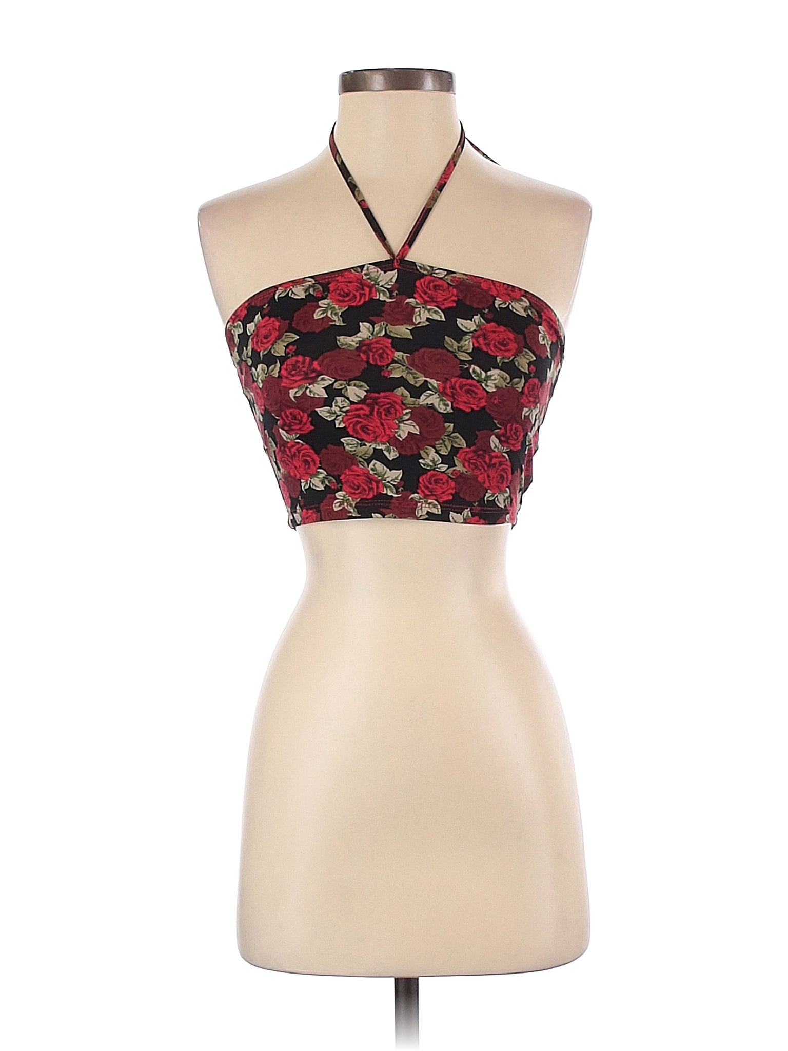 Shein Red Halter Top Size 2 - 37% off | ThredUp