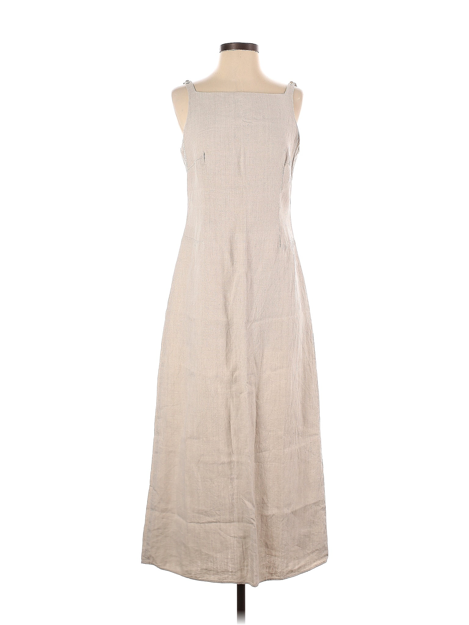 Gap Solid Tan Casual Dress Size 4 - 69% off | thredUP