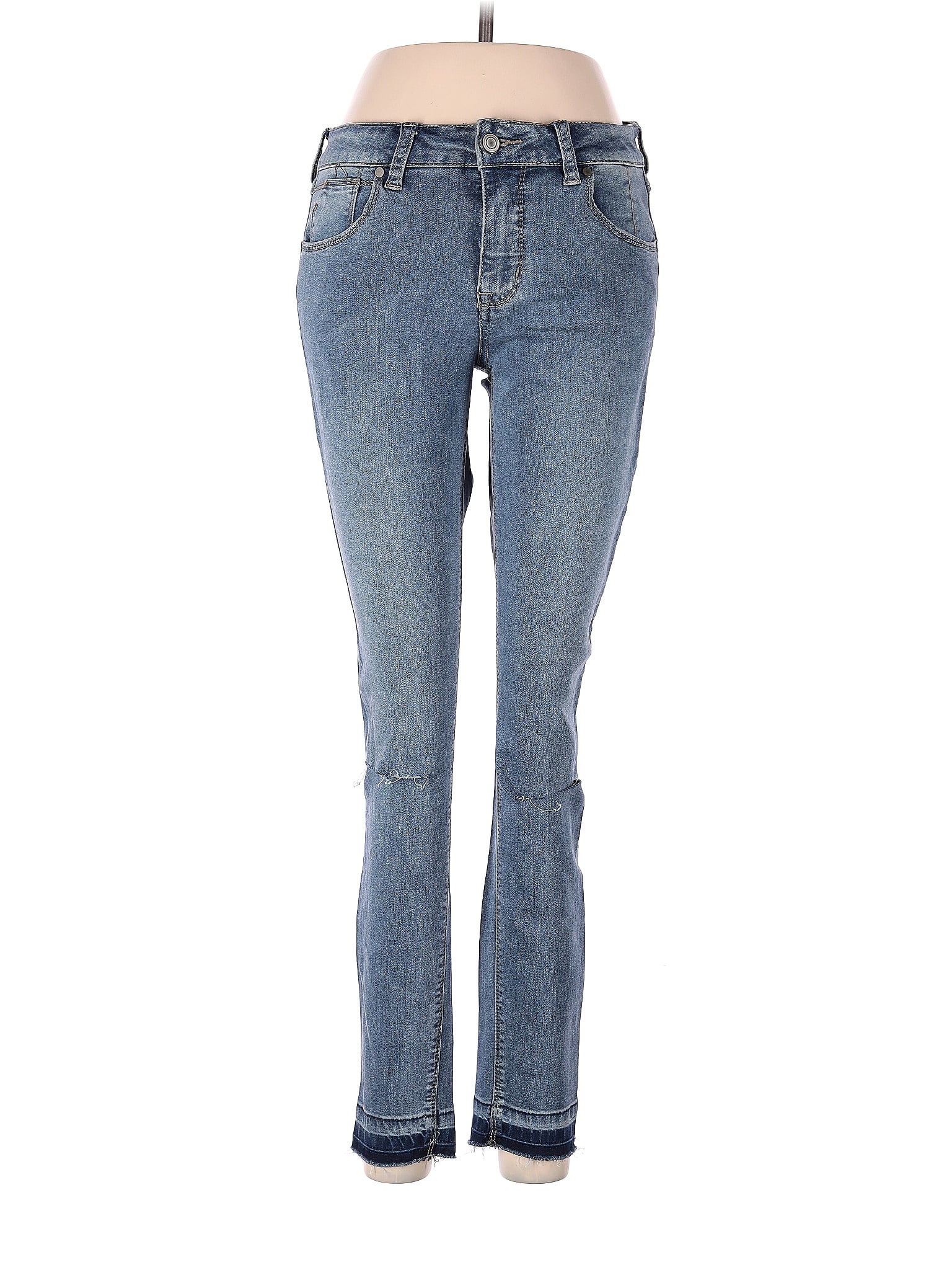 G by Giuliana Rancic Solid Blue Jeans Size S - 75% off | thredUP
