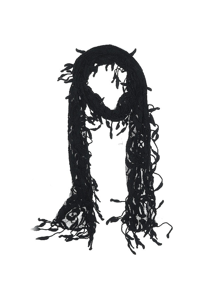 Assorted Brands Solid Black Scarf One Size - 60% off | thredUP