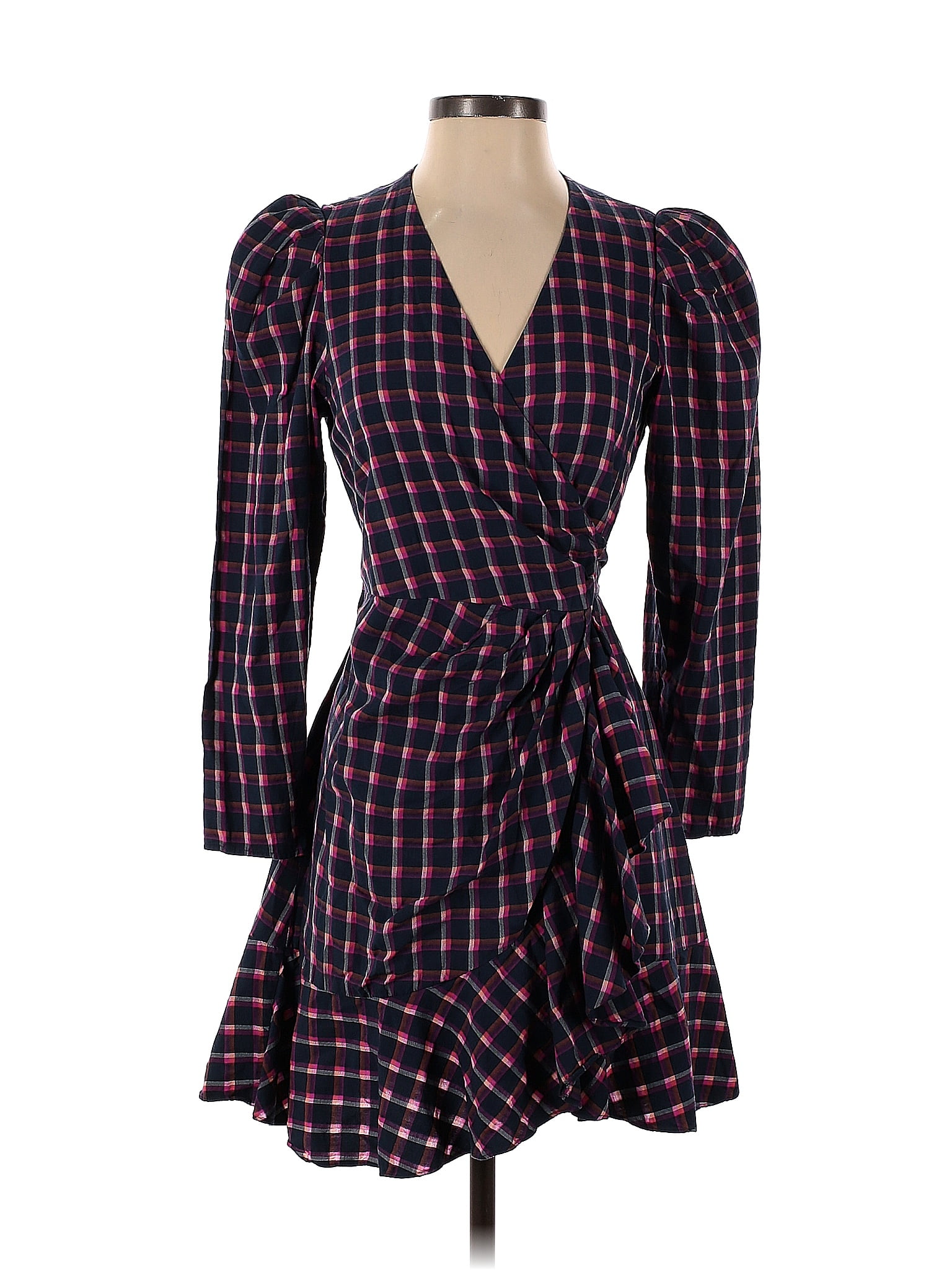Tanya Taylor Multi Color Black Plaid Lexi Dress Size 0 - 74% off | thredUP