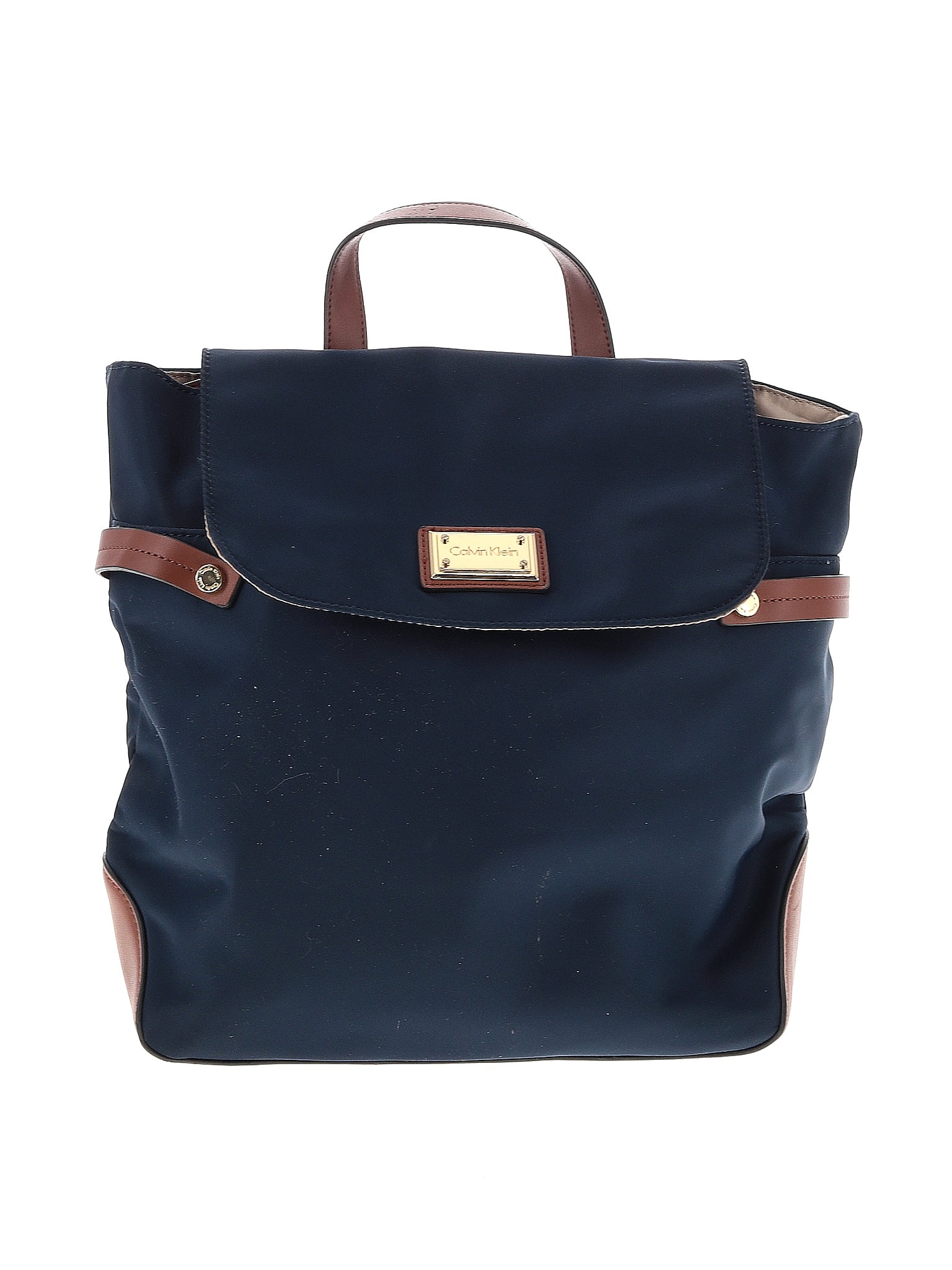 Calvin Klein Solid Blue Backpack One Size - 72% off | thredUP