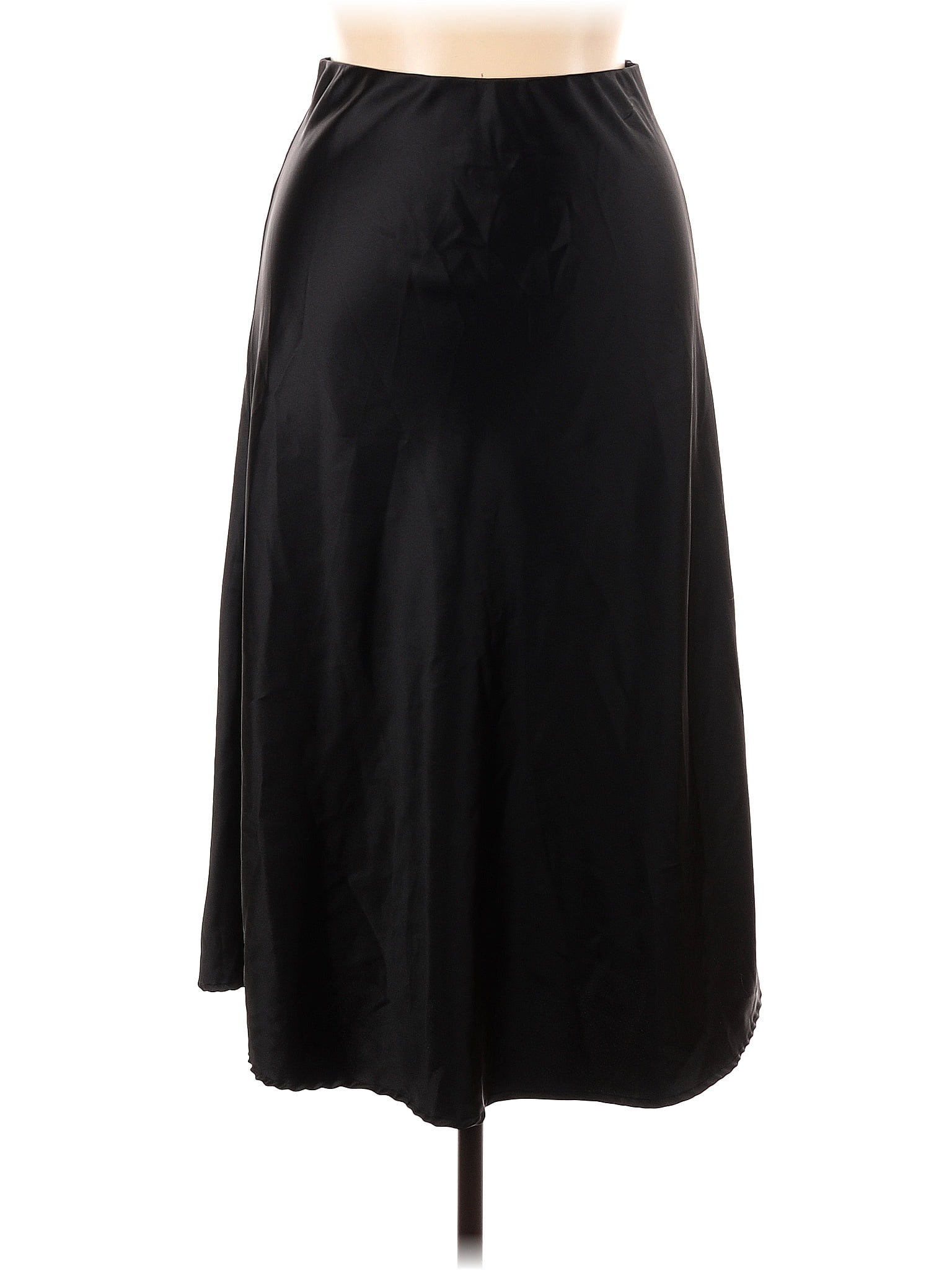 Unbranded 100 Polyester Black Casual Skirt Size Xl 57 Off Thredup