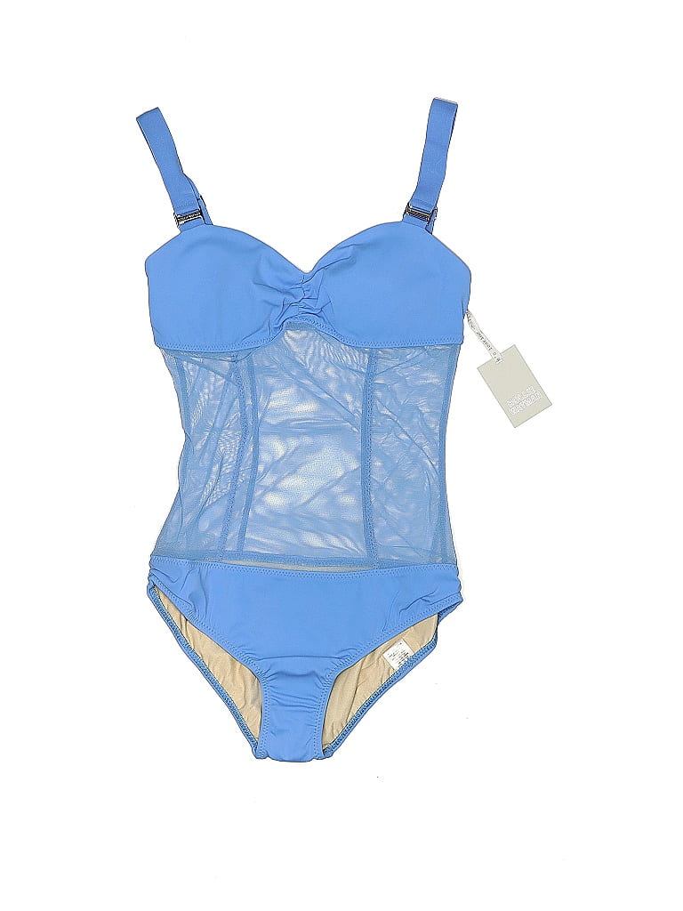 Hollie Watman Solid Blue One Piece Swimsuit Size S - 69% off | thredUP