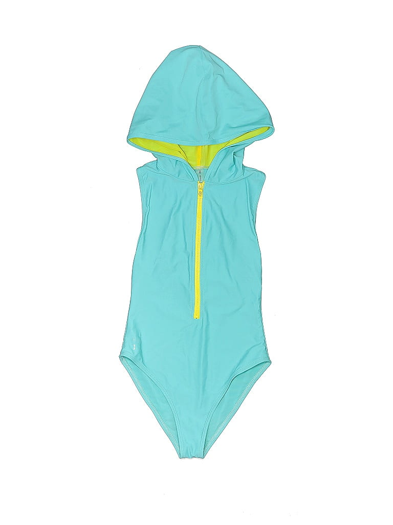 Hollie Watman Solid Blue Teal One Piece Swimsuit Size S 67 Off Thredup