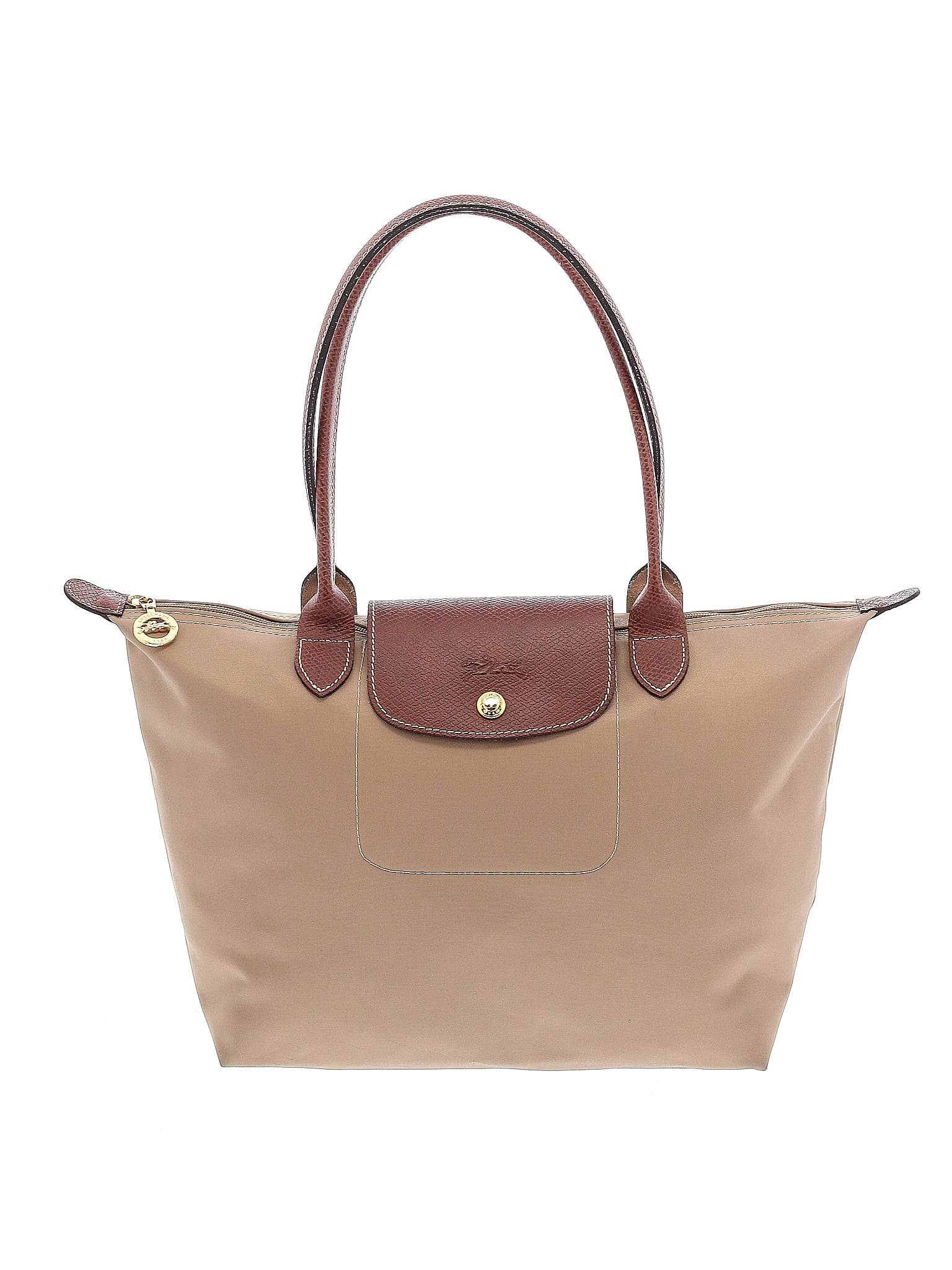 Longchamp Solid Tan Shoulder Bag One Size - 49% off | thredUP