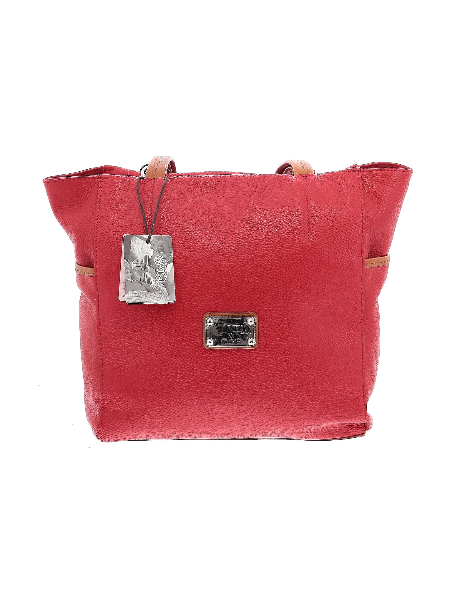 Valentina Solid Red Satchel One Size - 61% off | thredUP