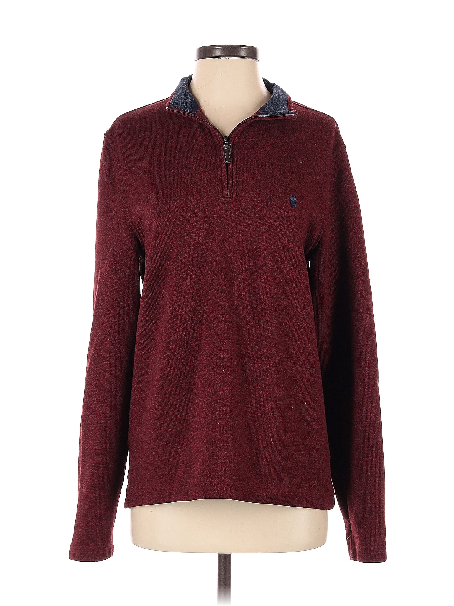 IZOD Burgundy Track Jacket Size S - 71% off | thredUP