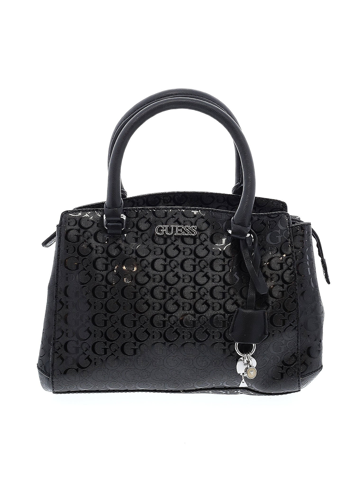 Guess Solid Black Satchel One Size - 70% off | thredUP