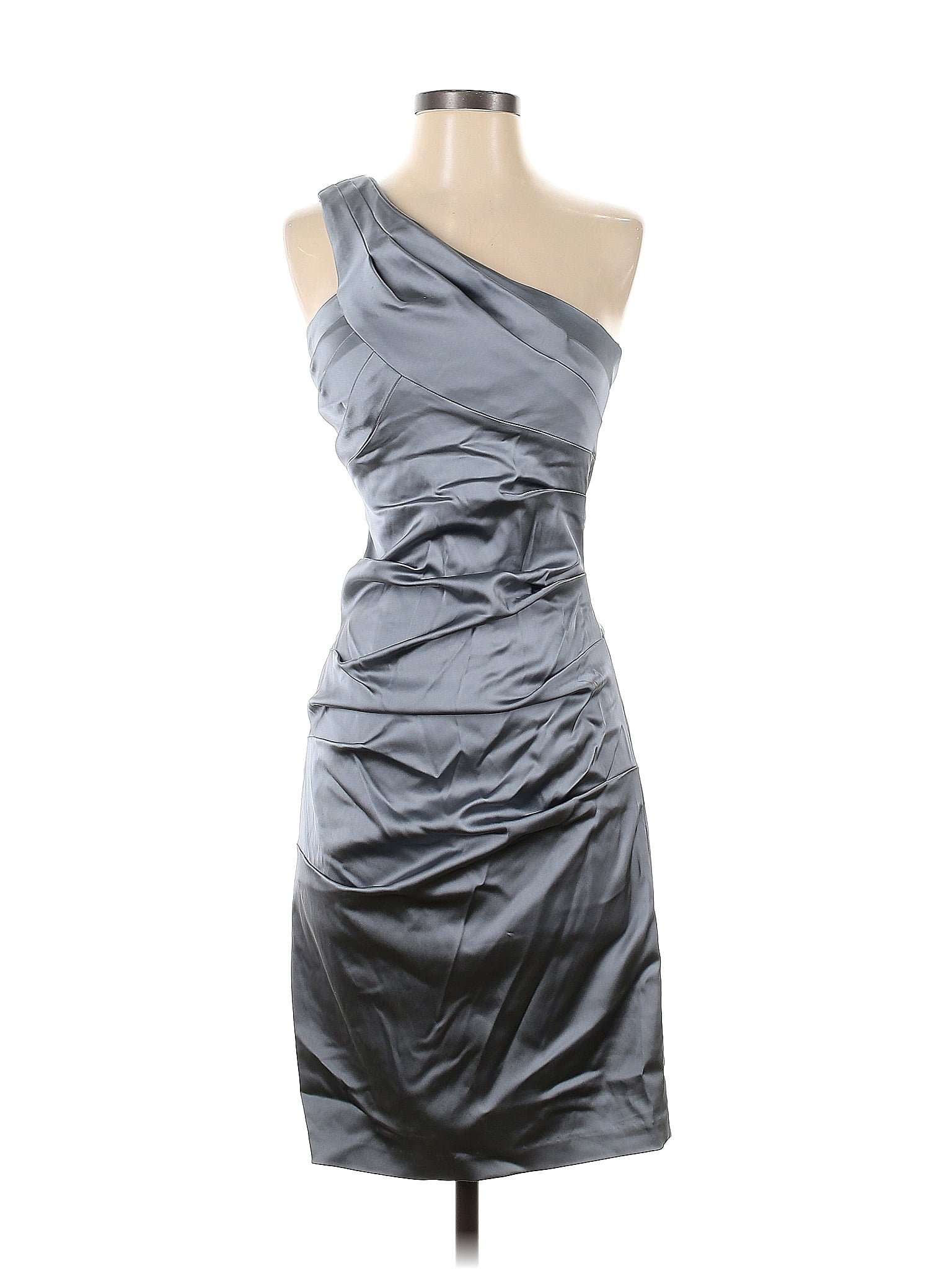 Cache Solid Gray Cocktail Dress Size 4 - 65% off | thredUP