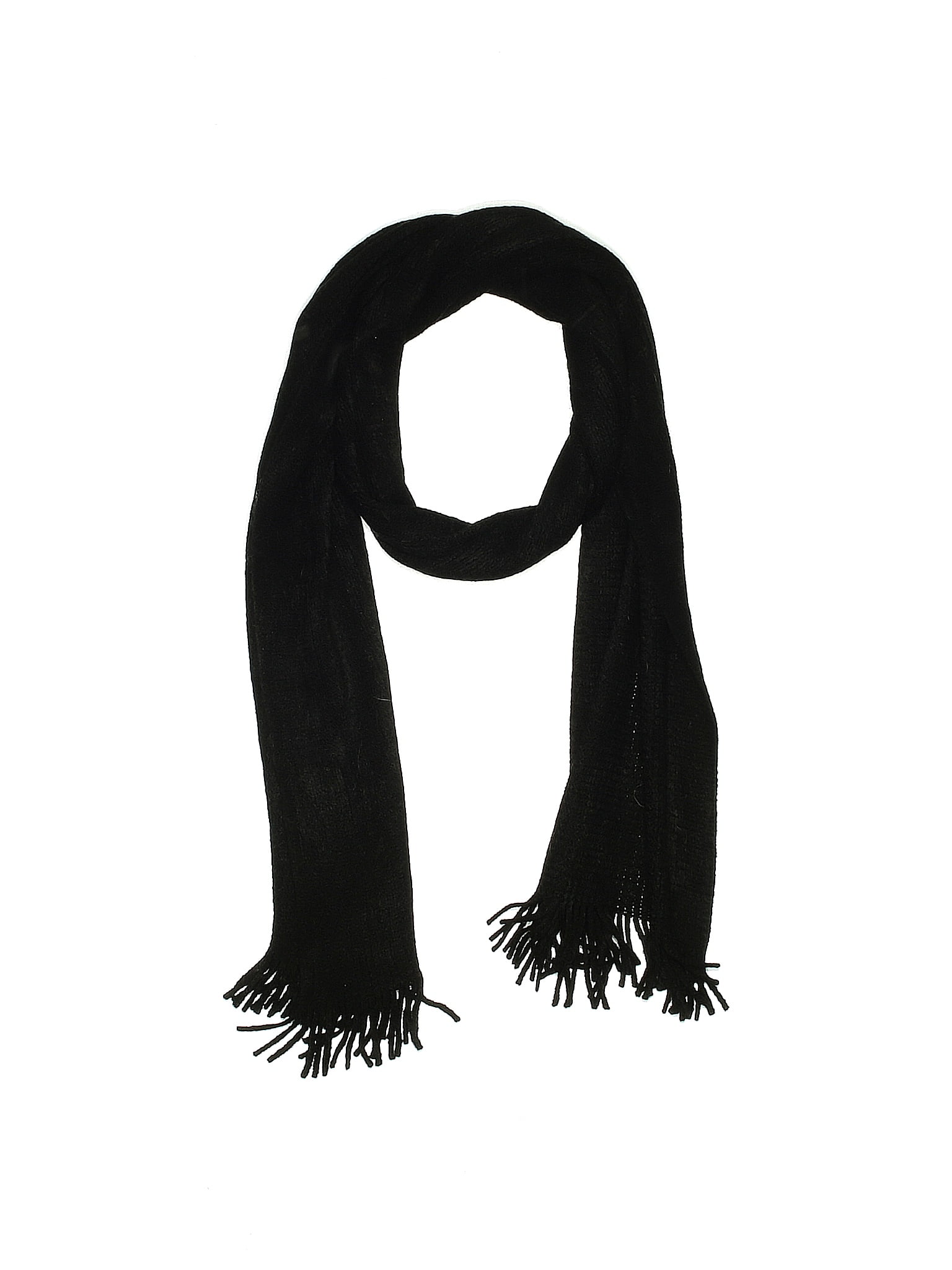 Calvin Klein 100% Acrylic Solid Black Scarf One Size - 56% off | thredUP