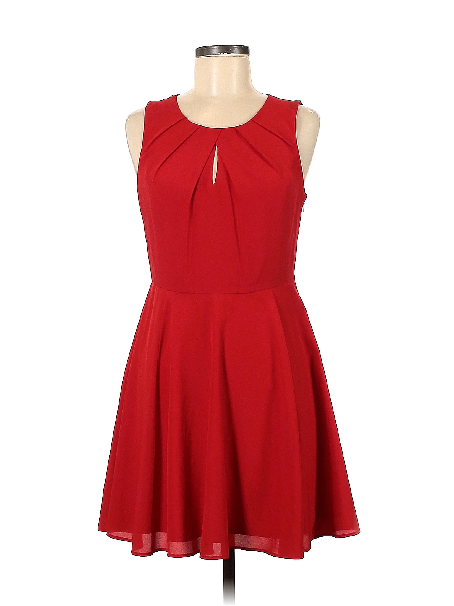Express 100% Polyester Red Cocktail Dress Size 8 - 74% off | ThredUp