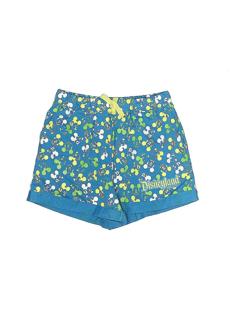 Disney Floral Blue Shorts Size M 5 Off Thredup