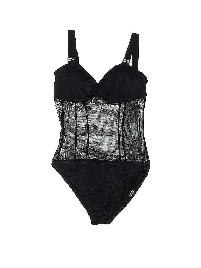 Hollie Watman Solid Black One Piece Swimsuit Size L - 67% off | thredUP