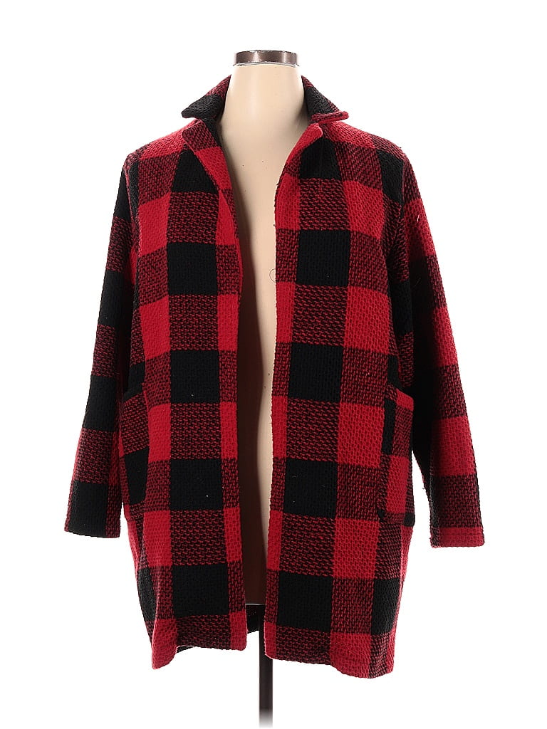 Shein Red Jacket Size 1X (Plus) - 40% off | thredUP