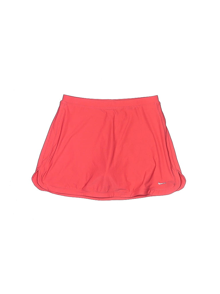 Nike Solid Red Active Skort Size L - 53% off | ThredUp