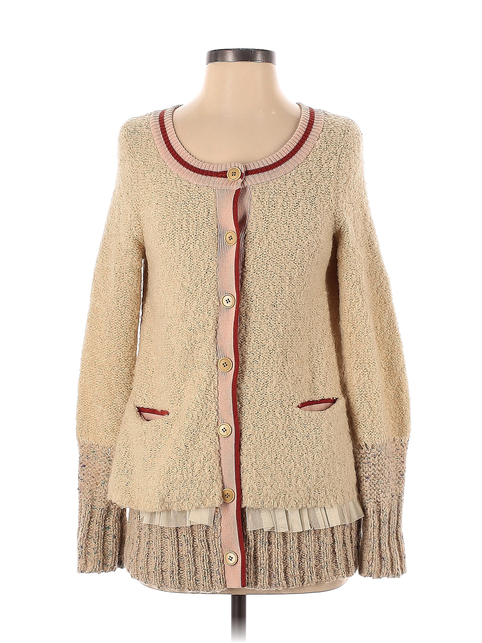 Charlie & Robin Tan Cardigan Size S - 70% off | thredUP