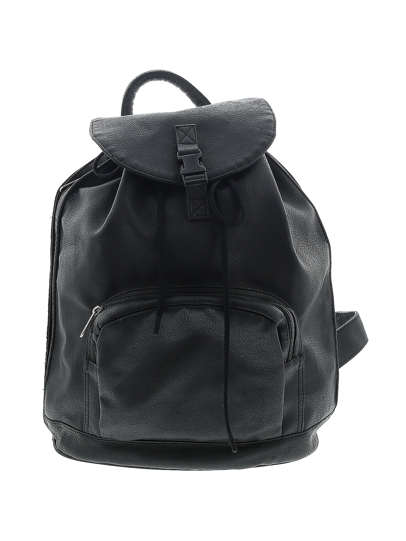 UNLISTED A Kenneth Cole Production 100% Leather Black Leather Backpack ...