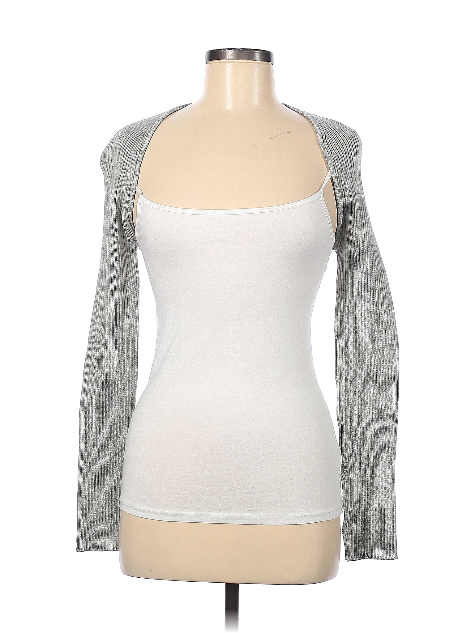Zara Silver Shrug Size M - 31% off | thredUP