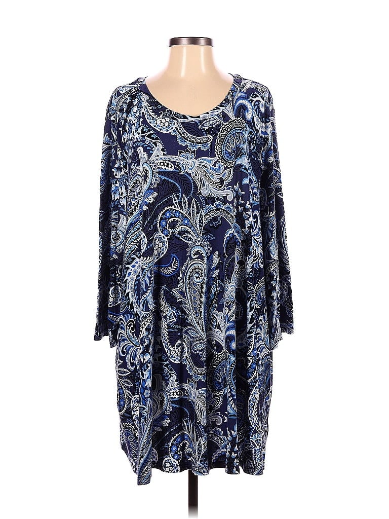 Jessica London Blue Casual Dress Size 34 (EU) - 82% off | thredUP