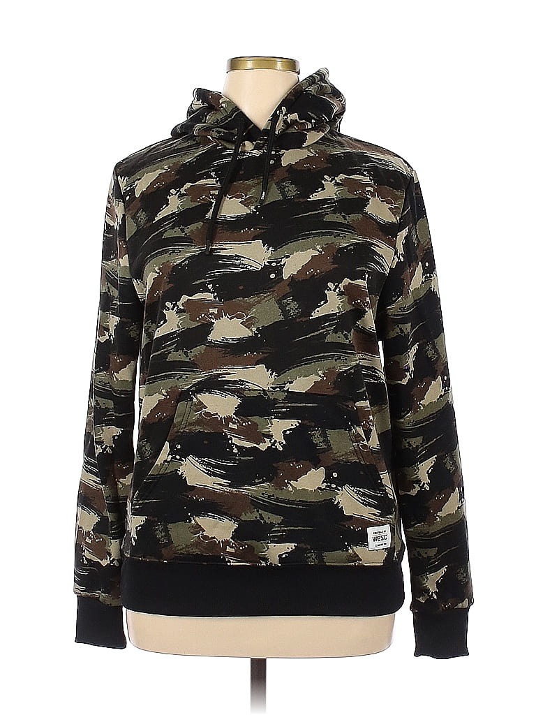 WESC 100% Polyester Green Pullover Hoodie Size XL - 68% off | ThredUp