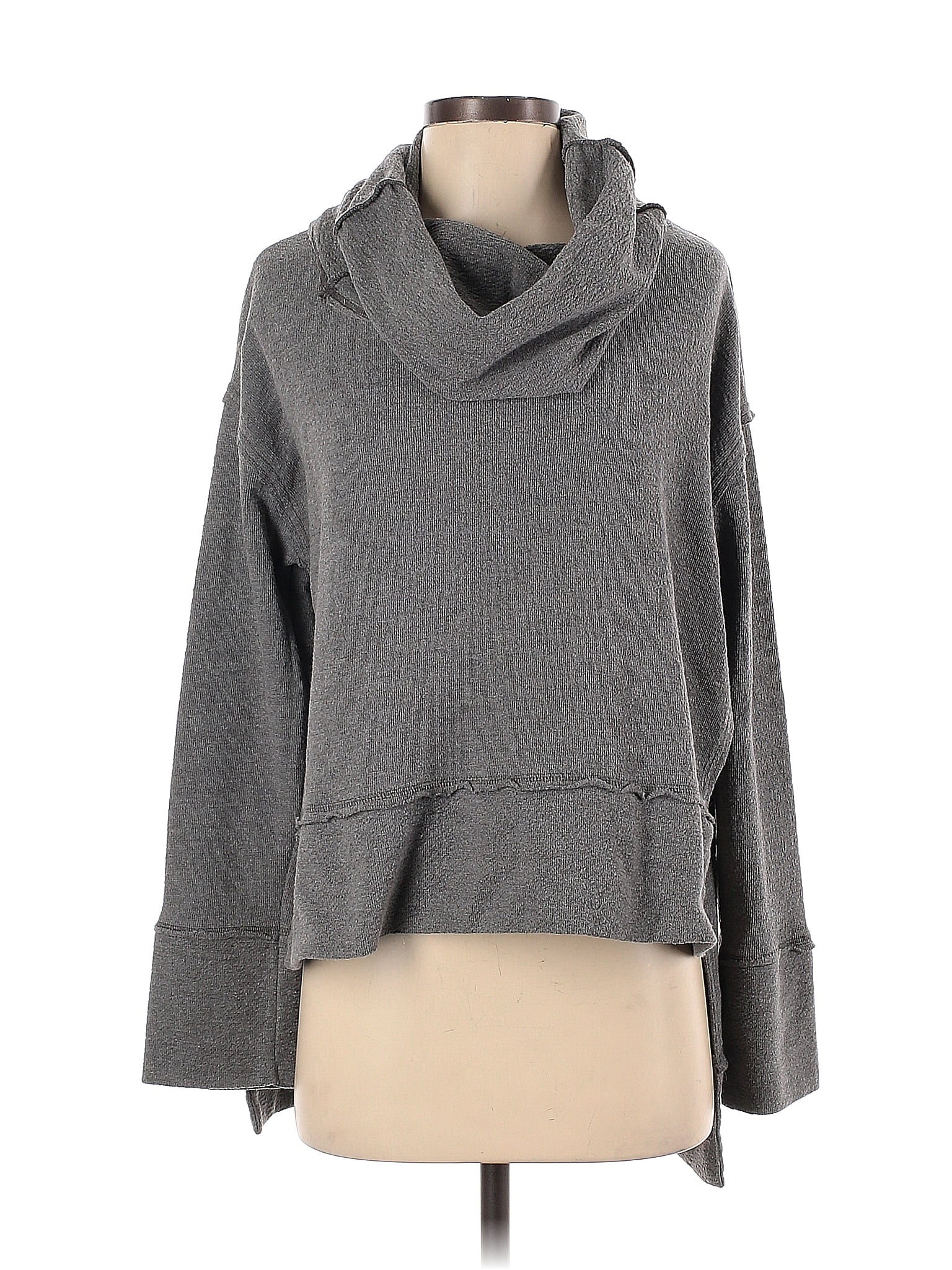 FP BEACH Color Block Solid Gray Turtleneck Sweater Size S - 65% off ...