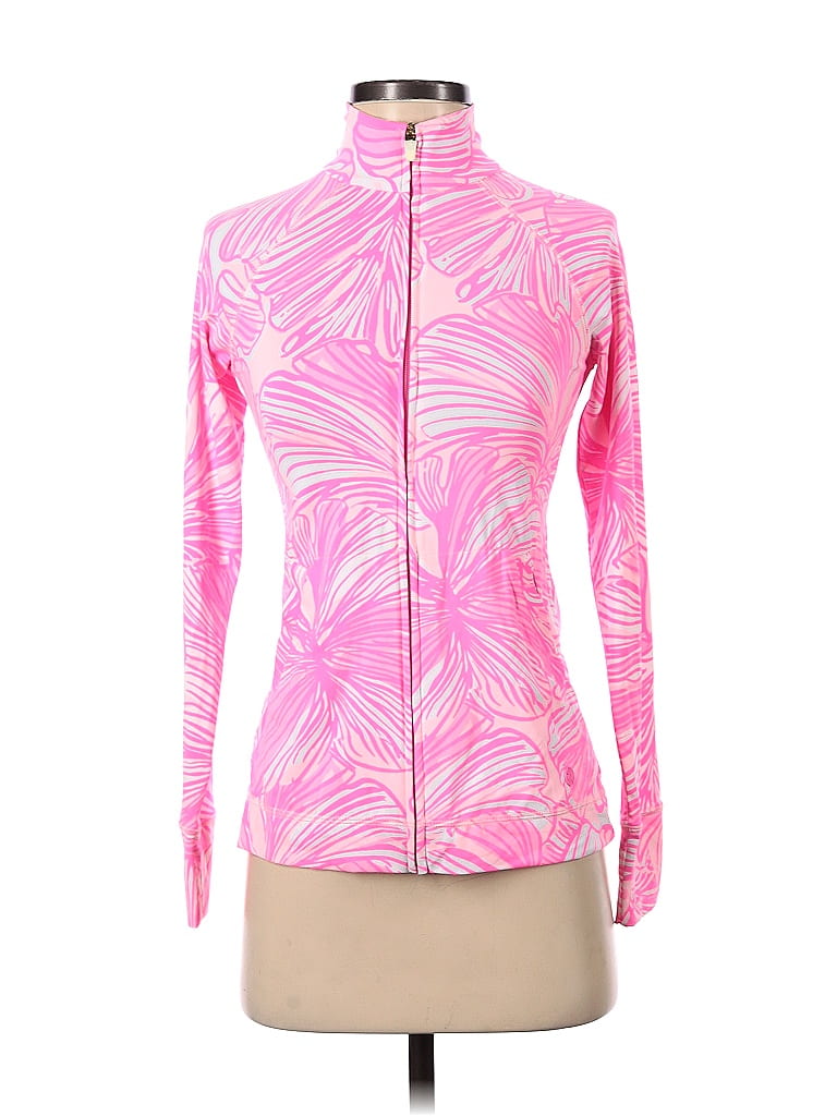 Lilly Pulitzer Pink Track Jacket Size XXS - 69% off | thredUP
