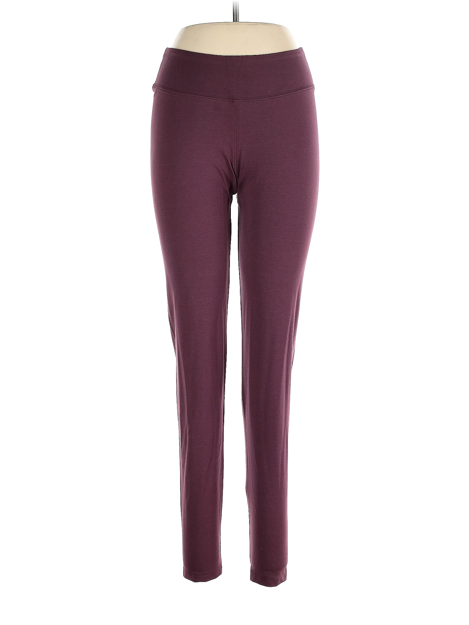 Peruvian Connection Burgundy Leggings Size L - 63% off | thredUP