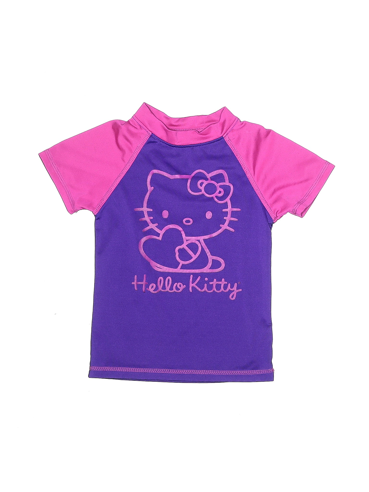 Hello Kitty Purple Rash Guard Size X-Small (Youth) - 56% off | thredUP