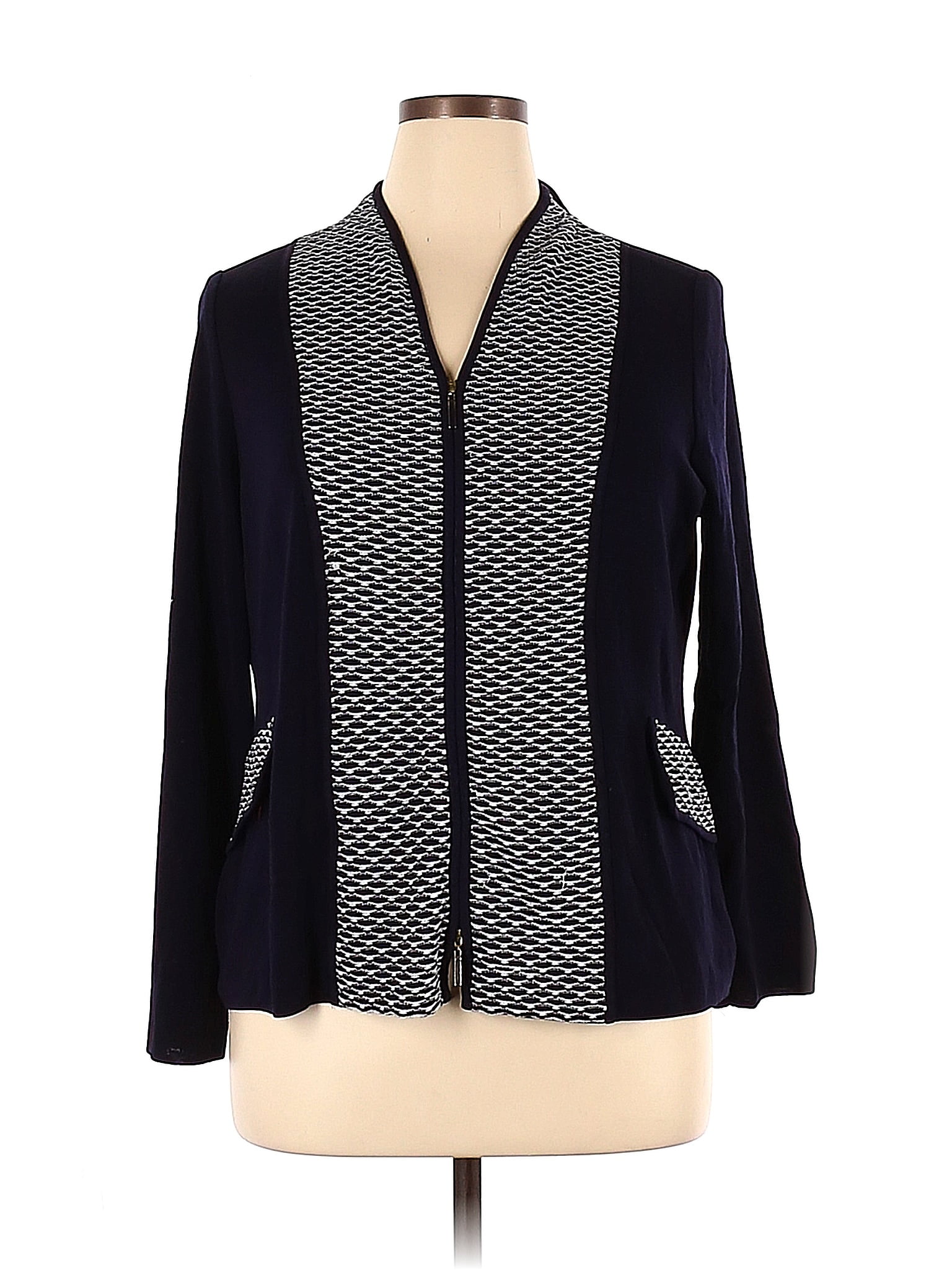 misook Blue Cardigan Size XL - 74% off | thredUP