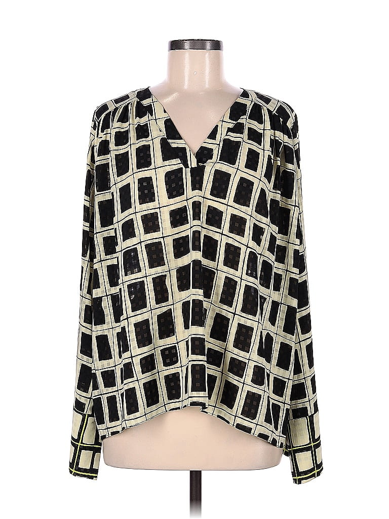 Stine Goya 100 Polyester Black Long Sleeve Blouse Size M 83 Off