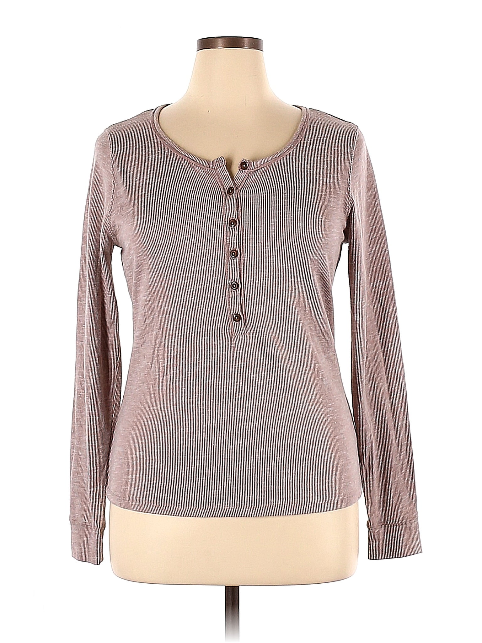 Universal Thread Gray Long Sleeve Henley Size XL - 48% off | thredUP
